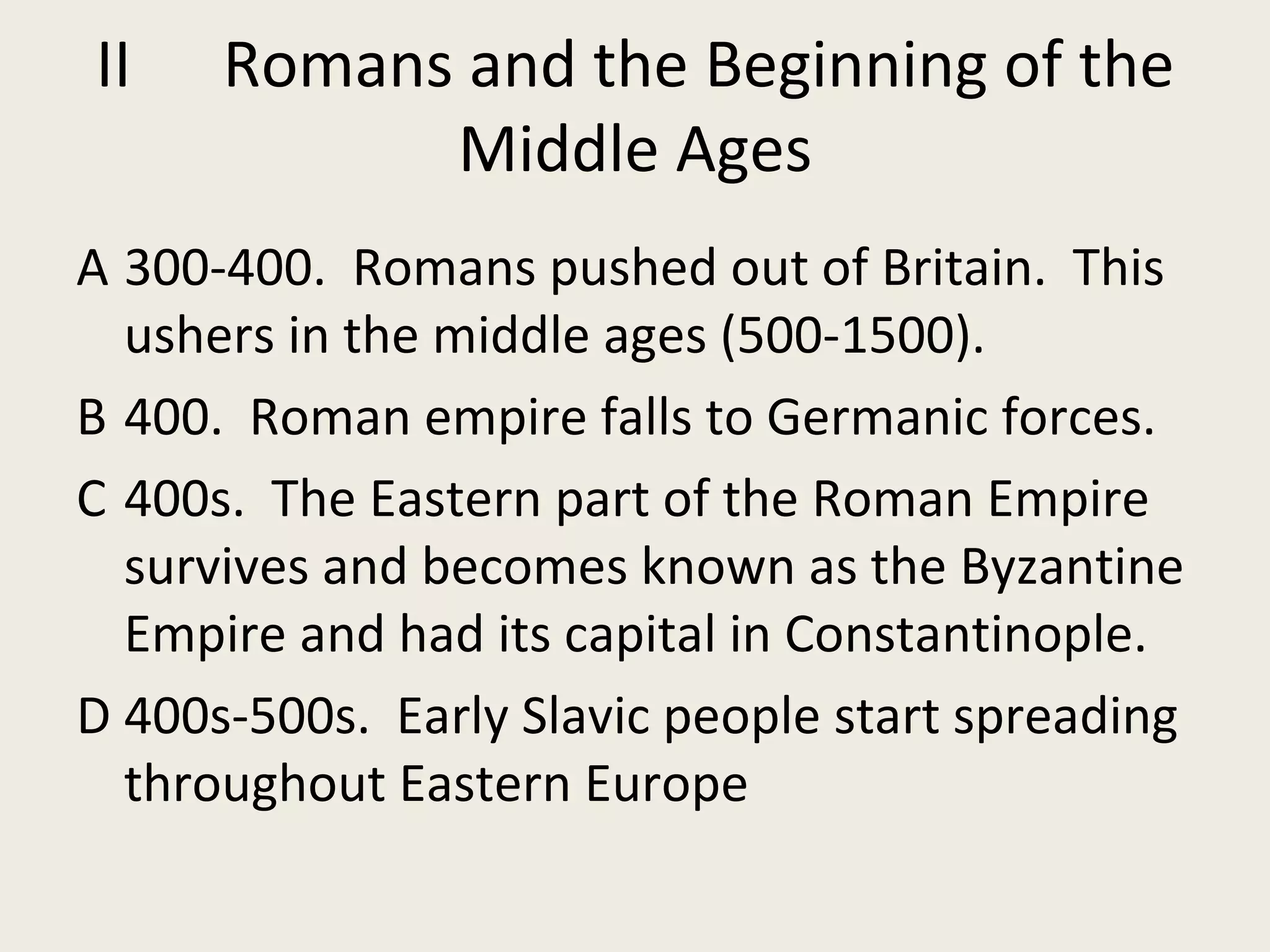 A Timeline Of Europe | PPT