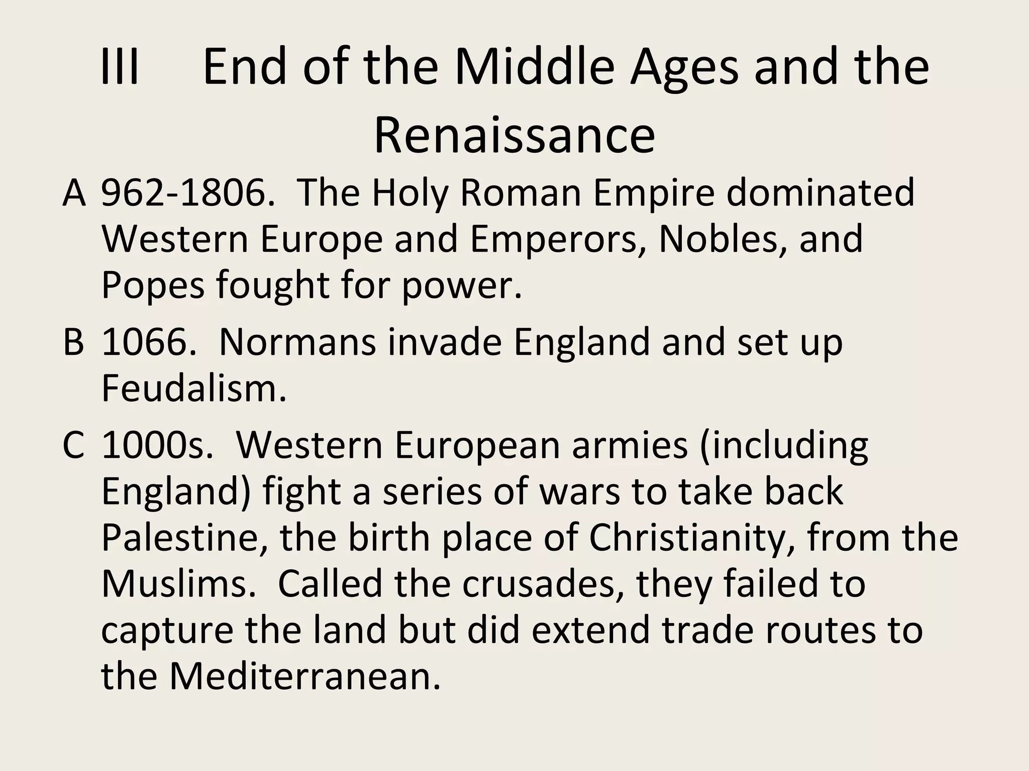 A Timeline Of Europe | PPT