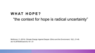 A time to embrace radical uncertainty? | PPT