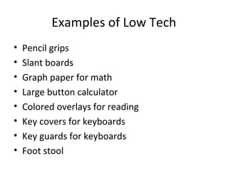 AT in Education | PPT