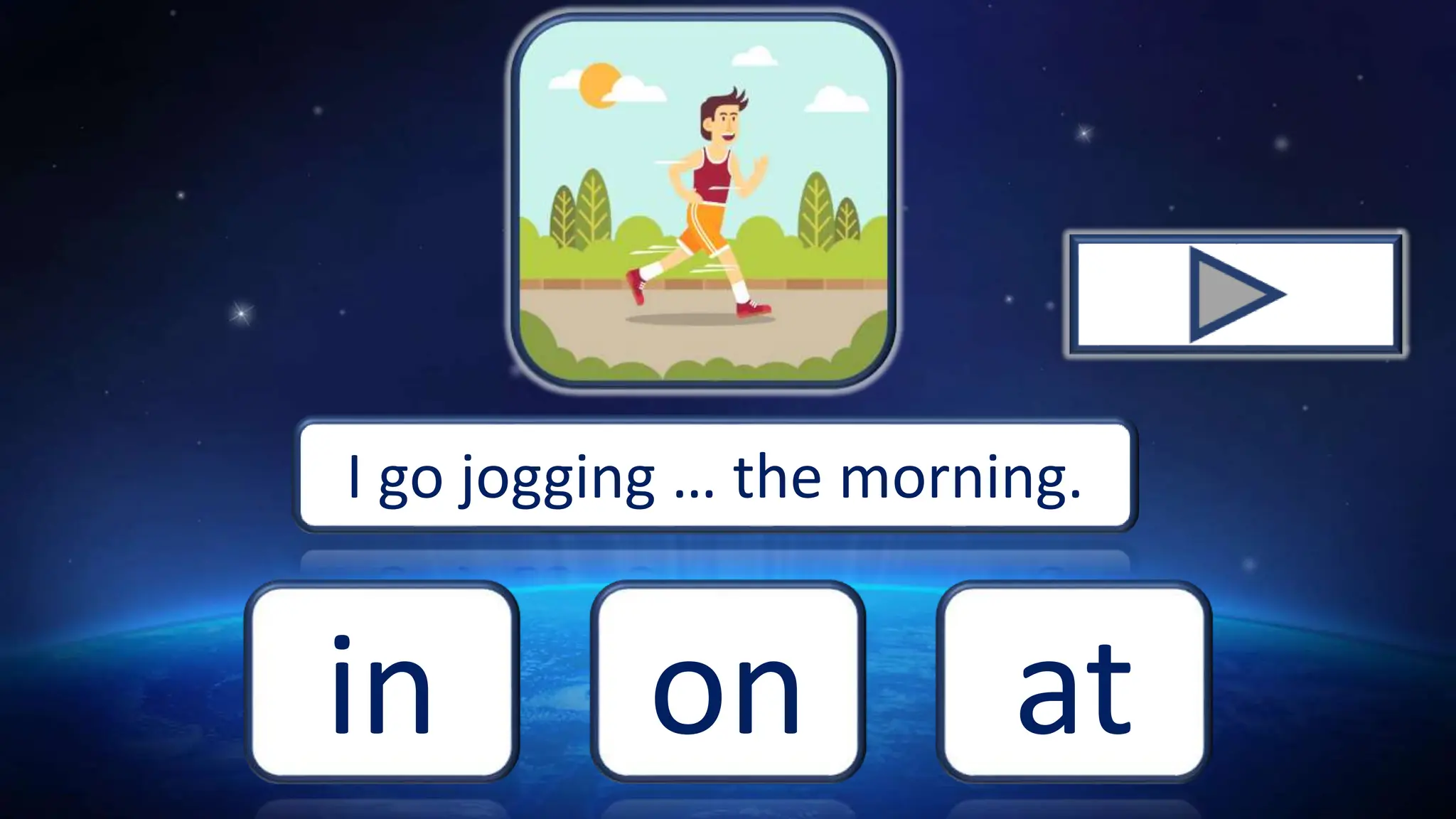 Prepositions in English: at, in and on . | PPT