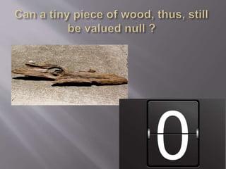 A tiny piece of wood | PPTX