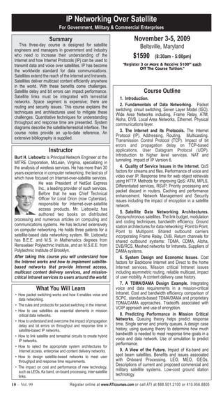 ATI Professional Development Courses Catalog On Space, Satellite and ...