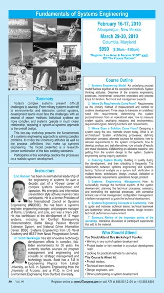ATI Professional Development Courses Catalog On Space, Satellite and ...
