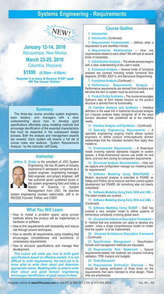 ATI Professional Development Courses Catalog On Space, Satellite and ...
