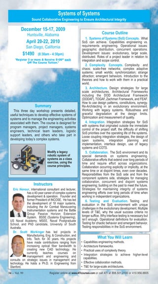ATI Professional Development Courses Catalog On Space, Satellite and ...
