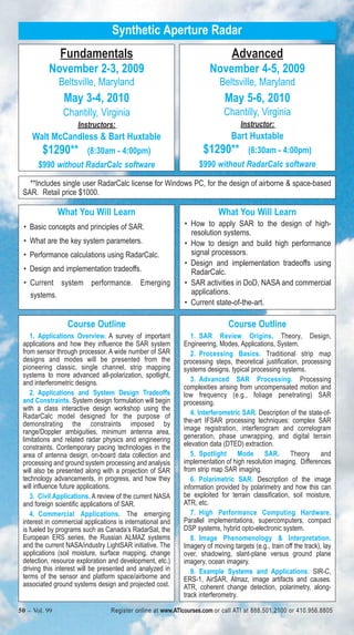 ATI Professional Development Courses Catalog On Space, Satellite and ...