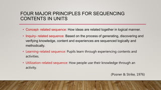 organizing content and teaching strategies presentation) | PPTX