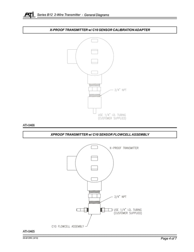 ATIs-B12-2-Wire-Gas-Transmitter-Support-Drawings.pdf | Technology ...