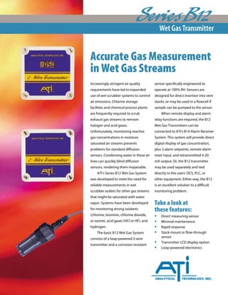 ATIs-B12-Wet-Gas-Detector-Product-Literature.pdf | Chemistry | Science