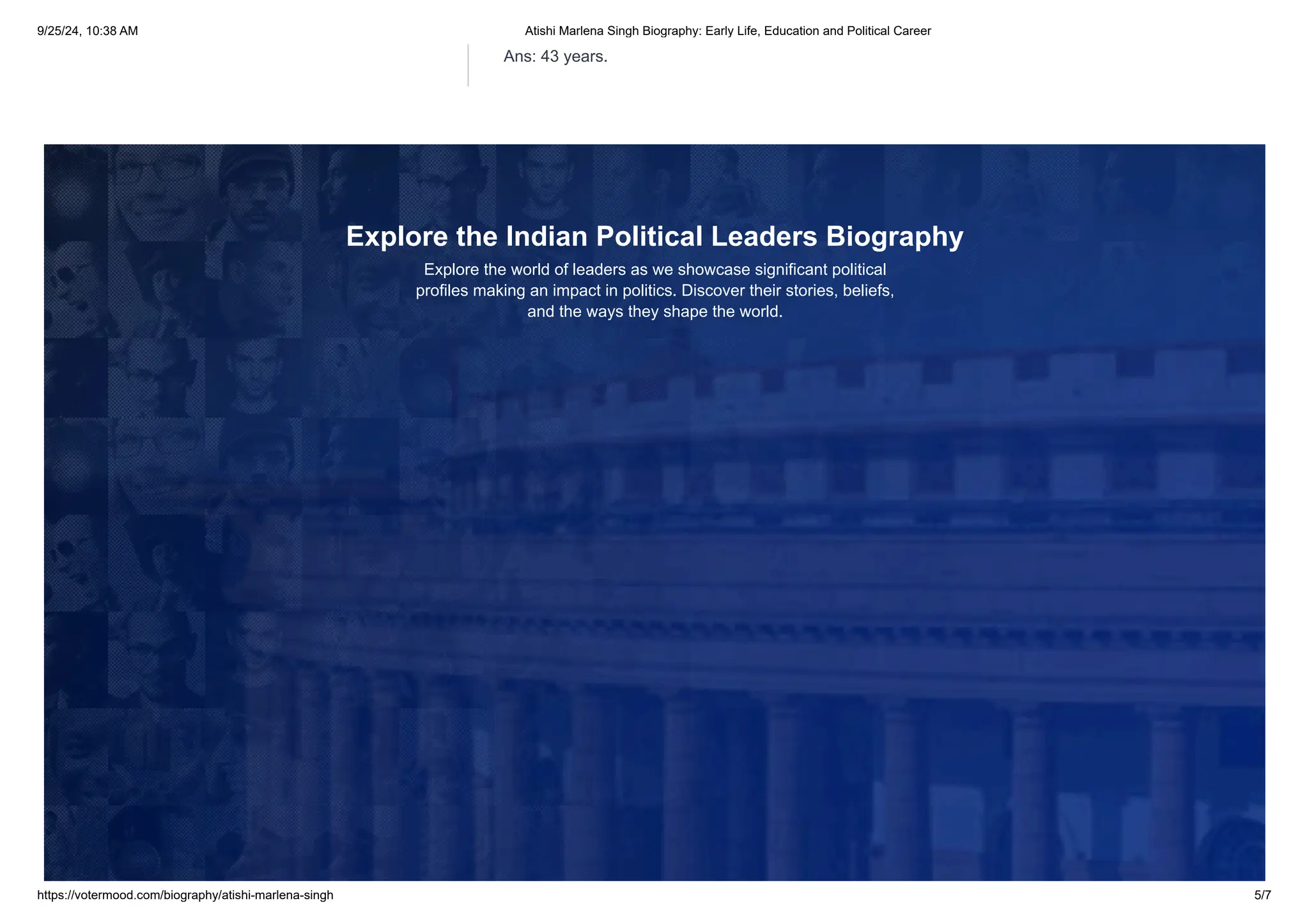Atishi Marlena Singh Biography- Early Life, Education and Political ...