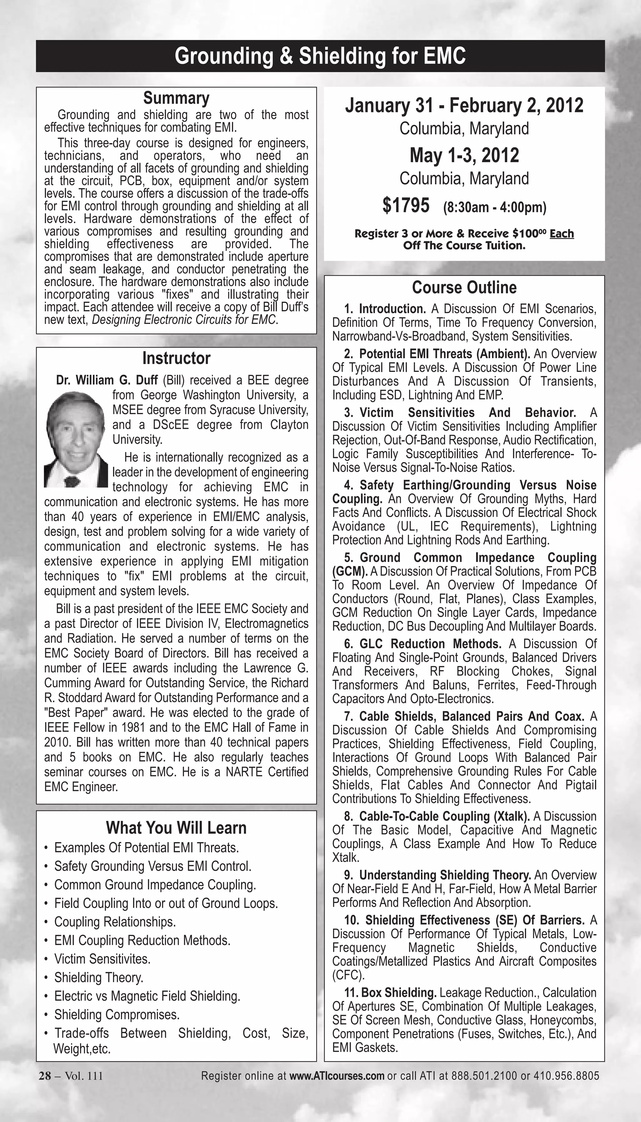 Catalog of ATI courses on Space, Satellite, Radar, Missile, Defense & Systems Engineering with ...