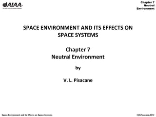 Space Environment & It's Effects On Space Systems course sampler | PDF