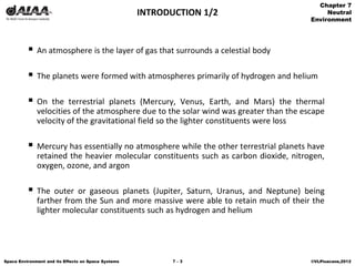 Space Environment & It's Effects On Space Systems course sampler | PDF