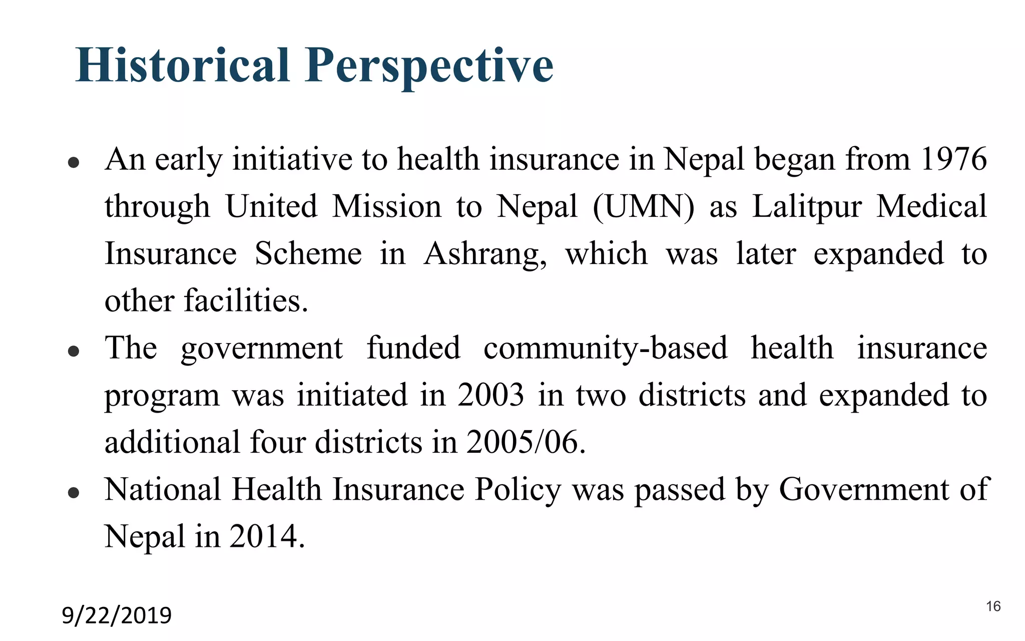 Social Health insurance of Nepal | PPTX
