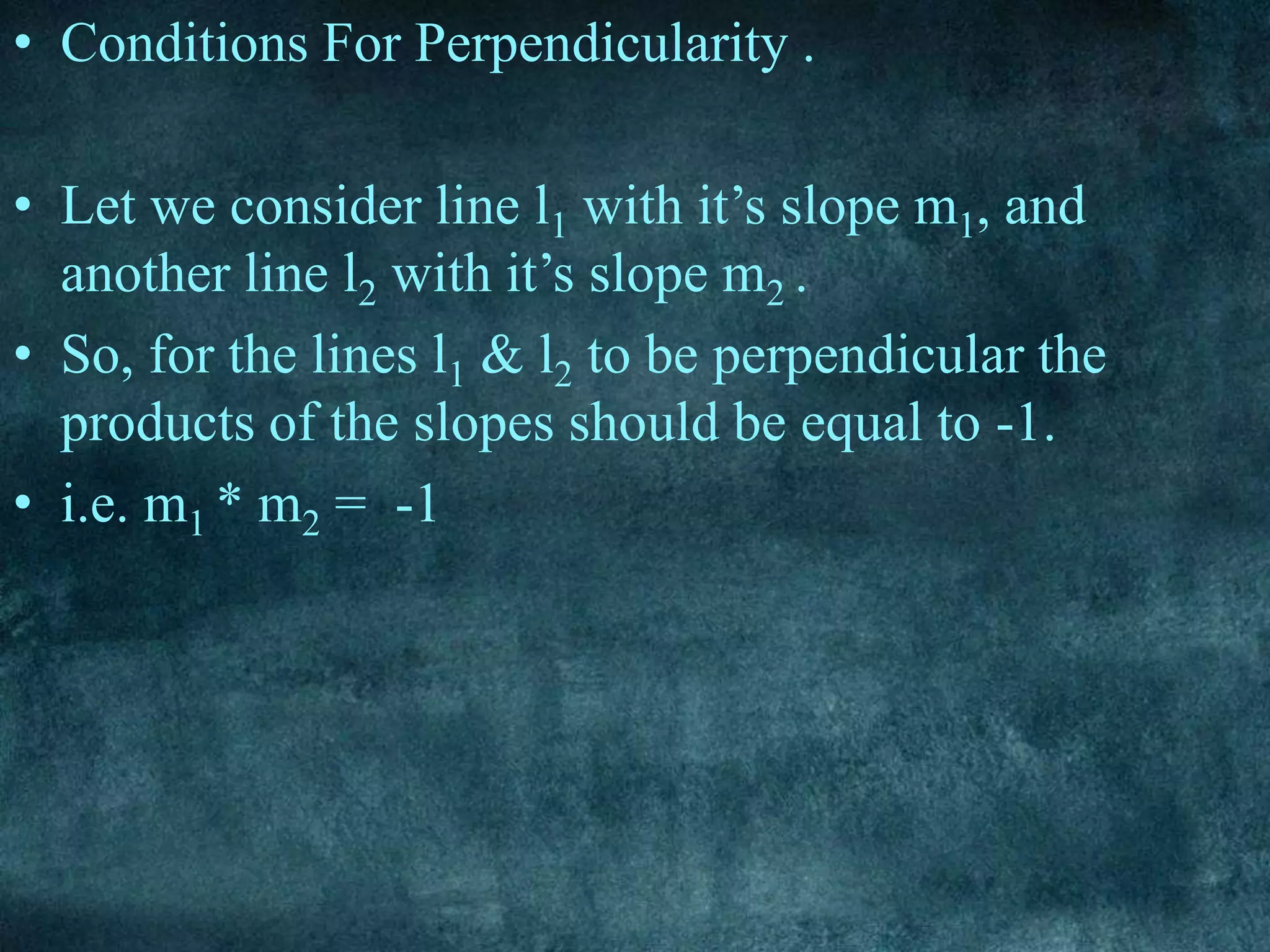 Straight Lines ( Especially For XI ) | PPTX