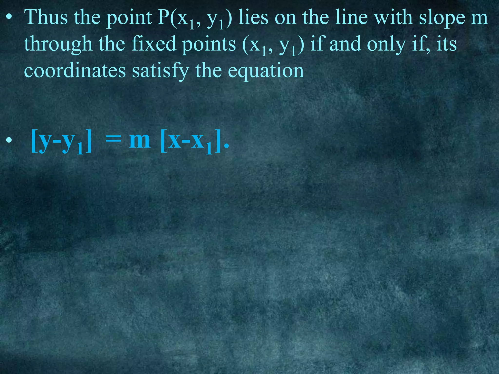 Straight Lines ( Especially For XI ) | PPTX