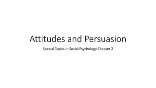 Atitude and Persuasion In Social Psychology.pptx