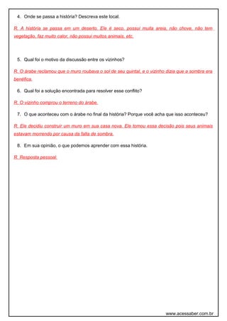 Atividade de-interpretacao-arabe-e-o-vizinho-4º-ano-resposta | DOC