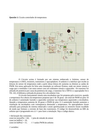Circuito com arduino e optoacopladores | PDF