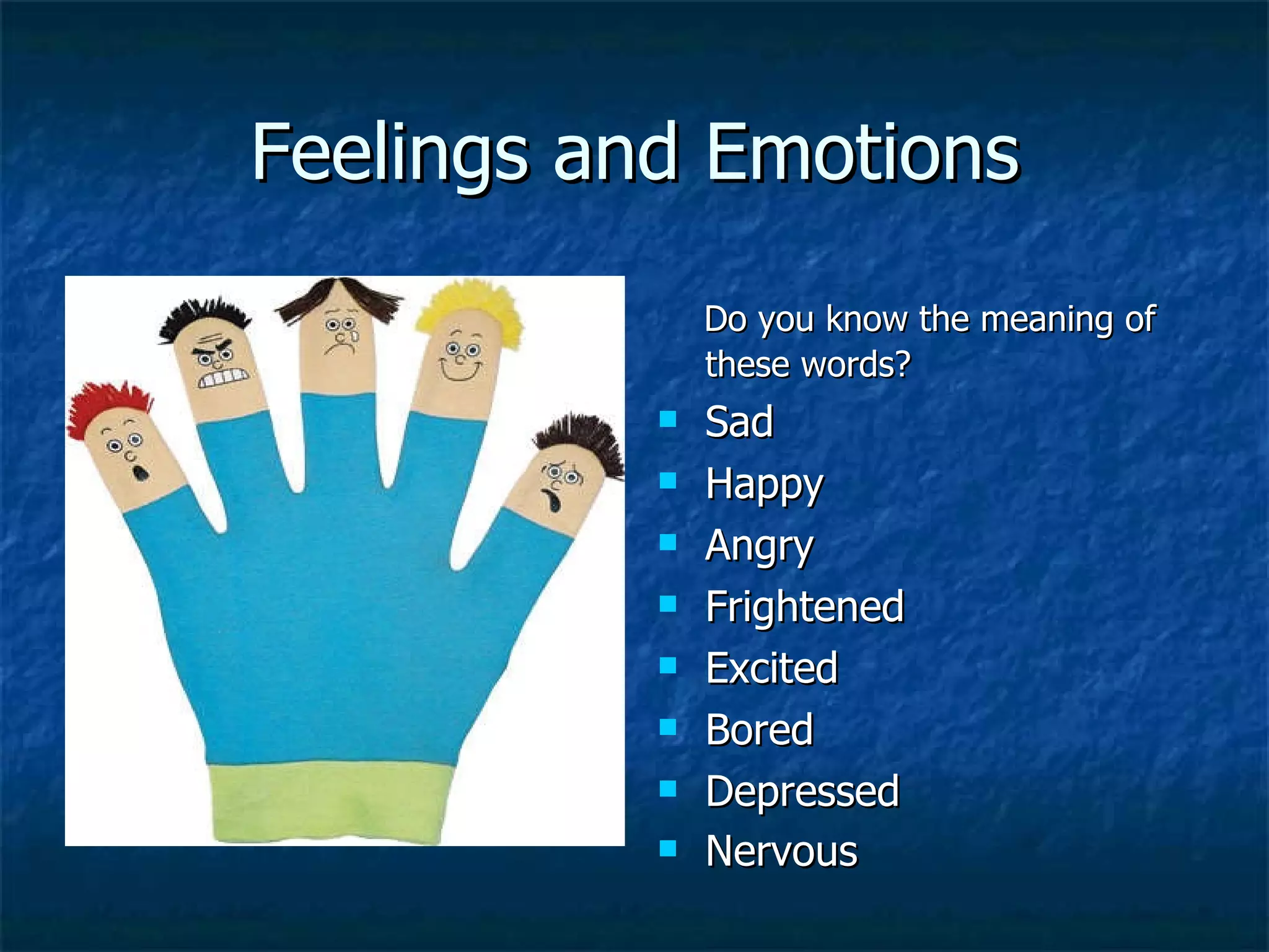 Feelings and Emotions | PPT