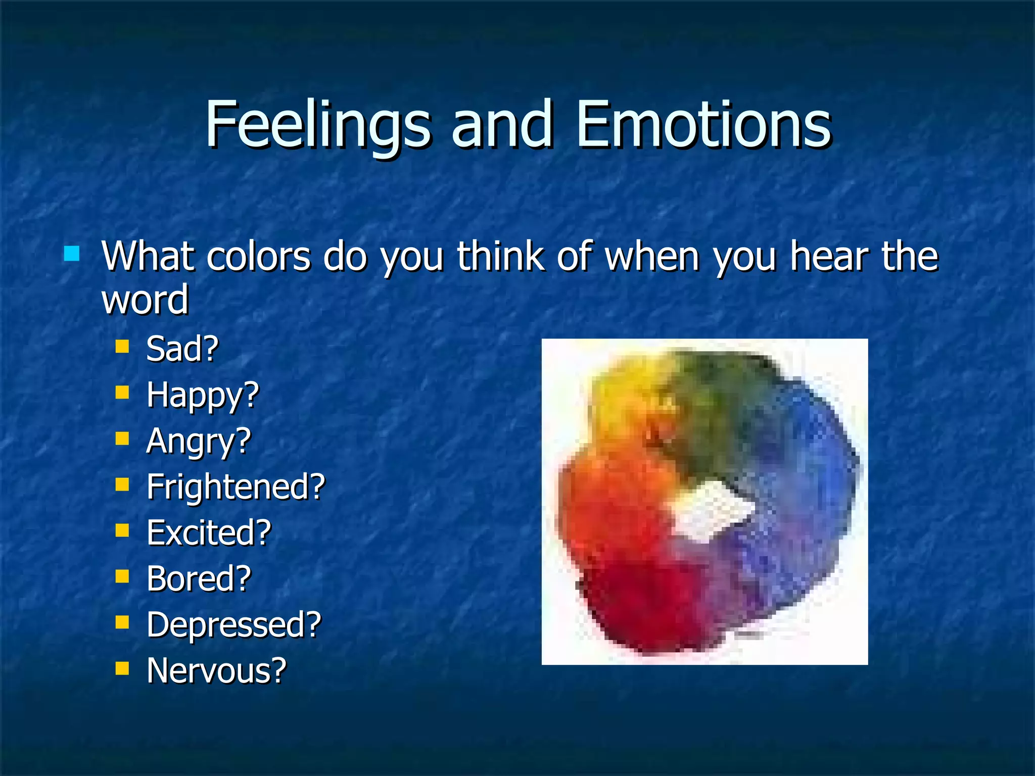 Feelings and Emotions | PPT
