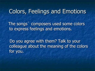 Feelings and Emotions | PPT