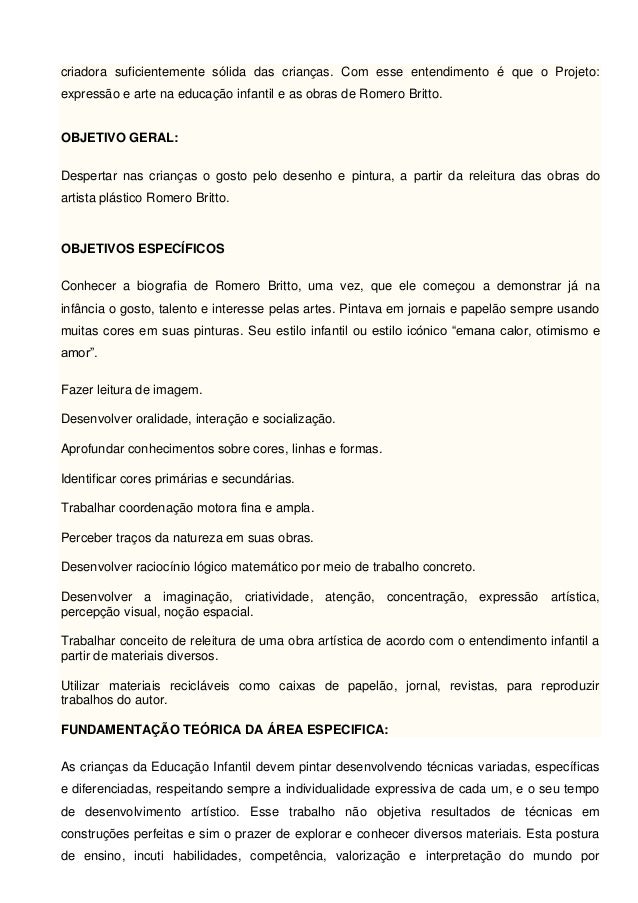 Atividade 3 projeto de artes simone helen drumond Atividade 3 projeto de artes simone helen drumond