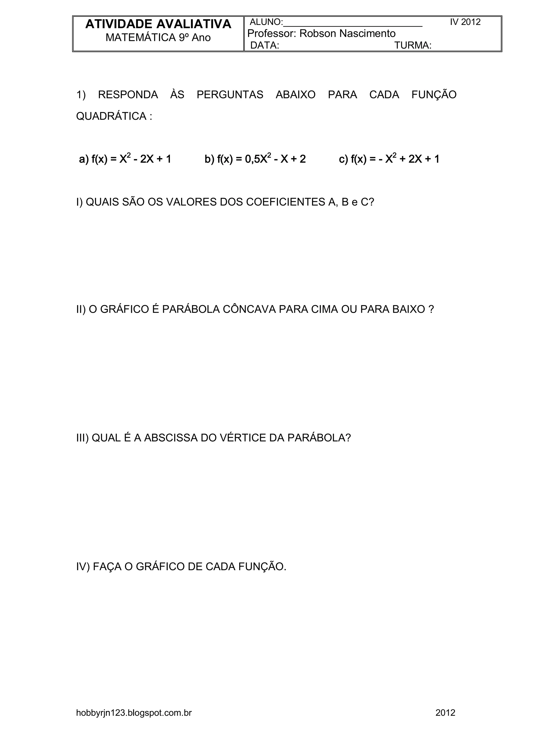 Atividade avaliativa IV | PDF