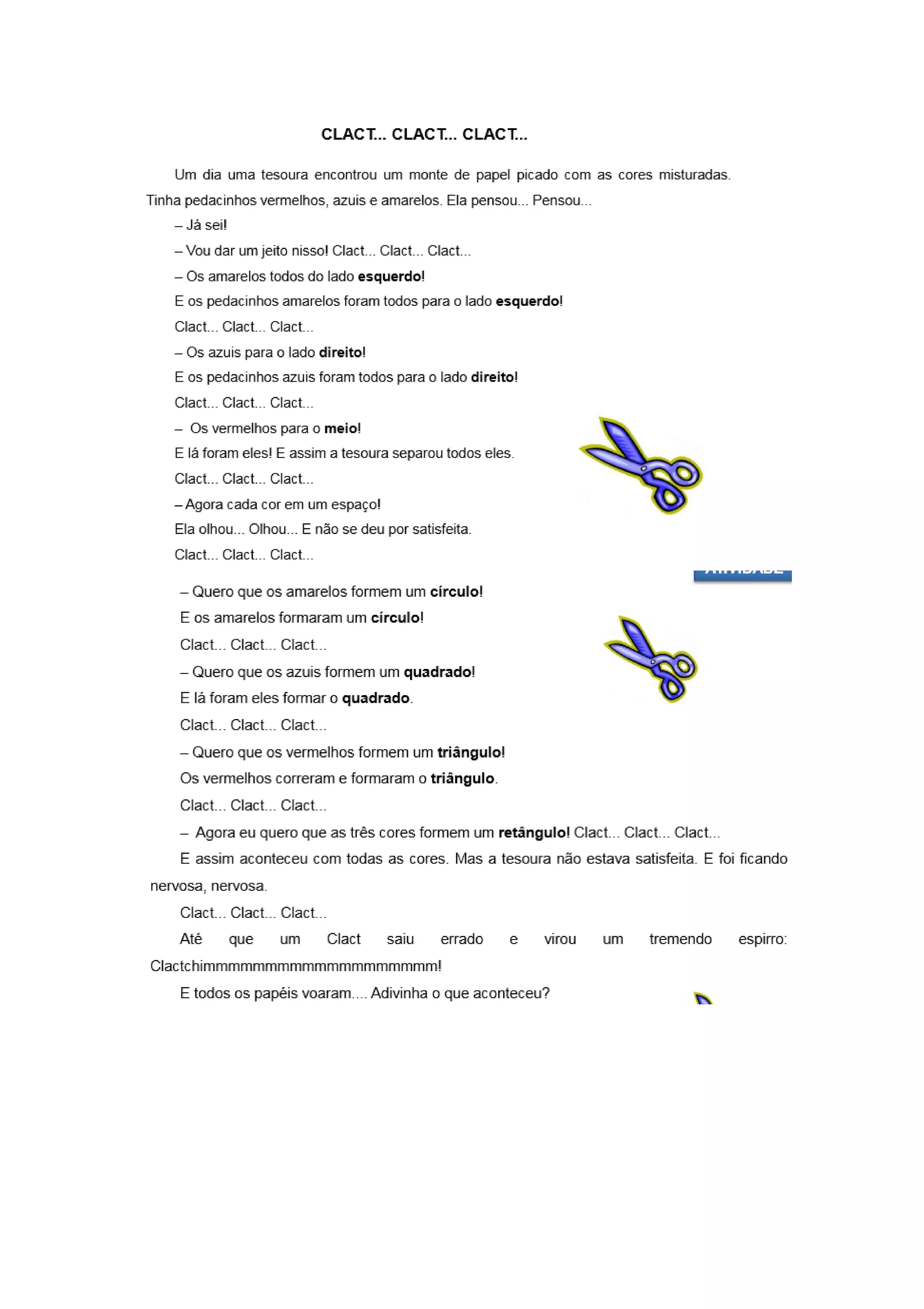 Atividade clact clact | PDF