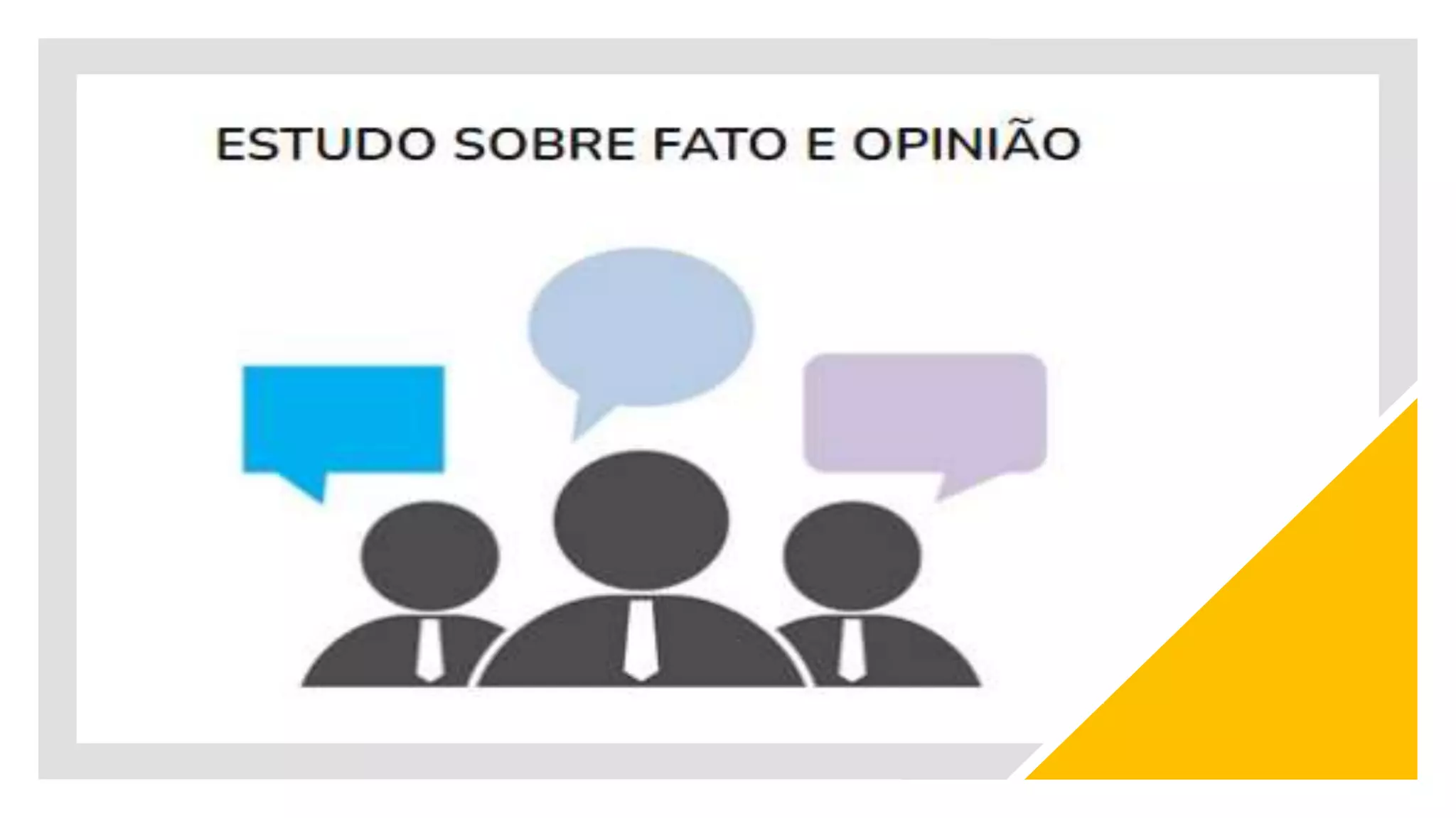 Diferença Entre Fato E Opinião - FDPLEARN