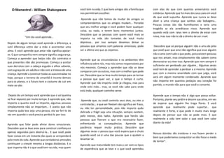 Atividade de Interpretação Textual: "O Menestrel" | PDF