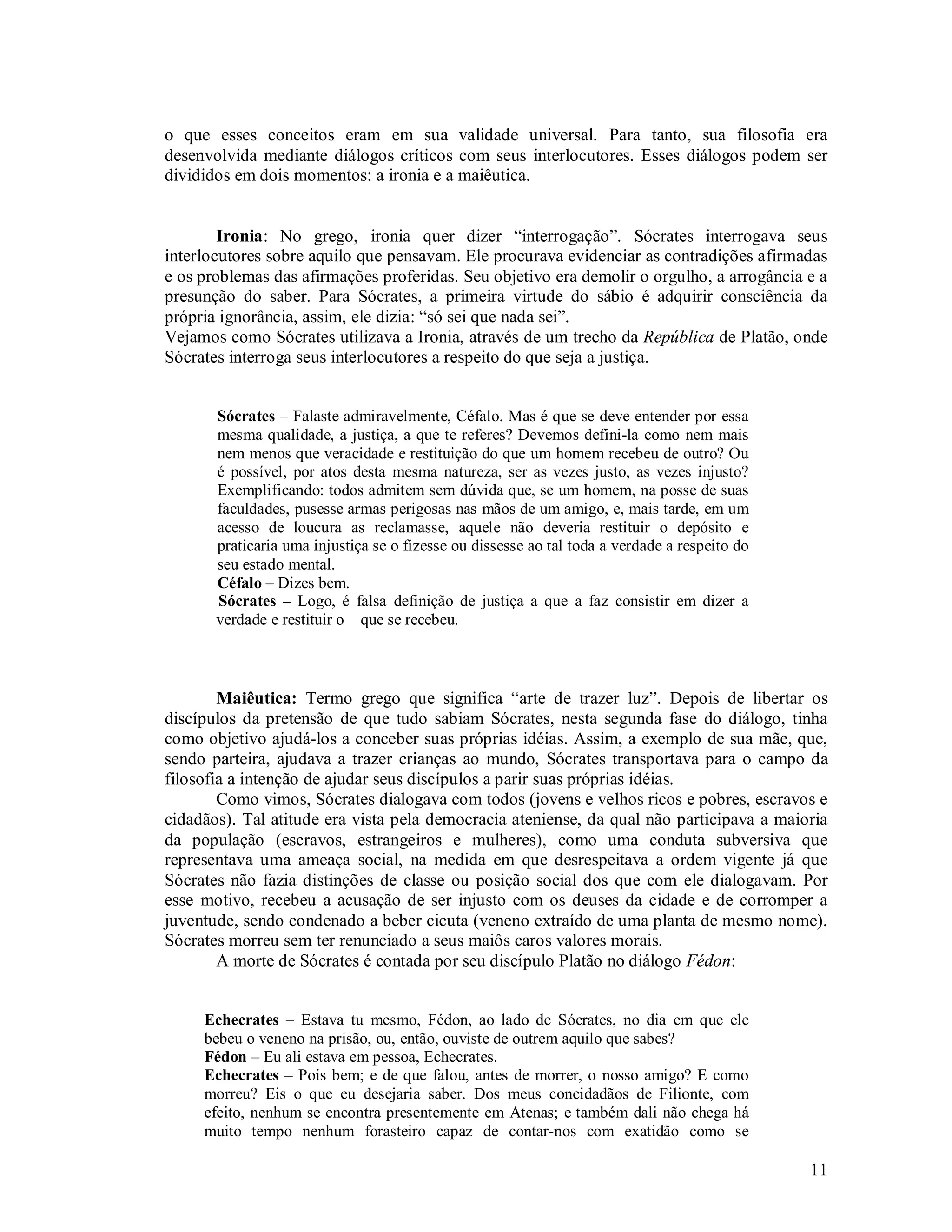 Atividades de filosofia | PDF