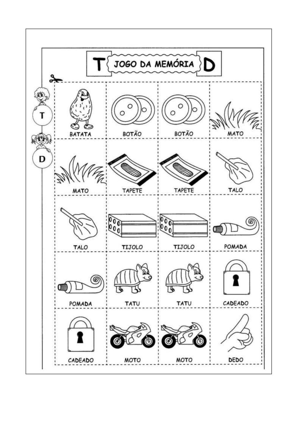 Atividades de ortografia t d