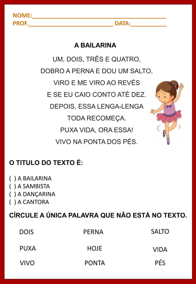 ATIVIDADES DE TEXTO.pdf textos para autista | PDF
