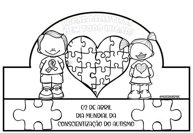 ATIVIDADES E COROA - DIA MUNDIAL CONSCIENTIZAÇÃO DO AUTISMO ...