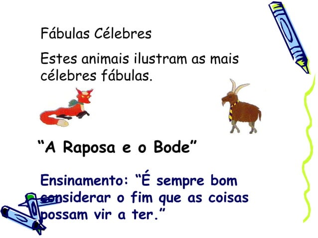 Atividade sobre fabulas ok | PPT