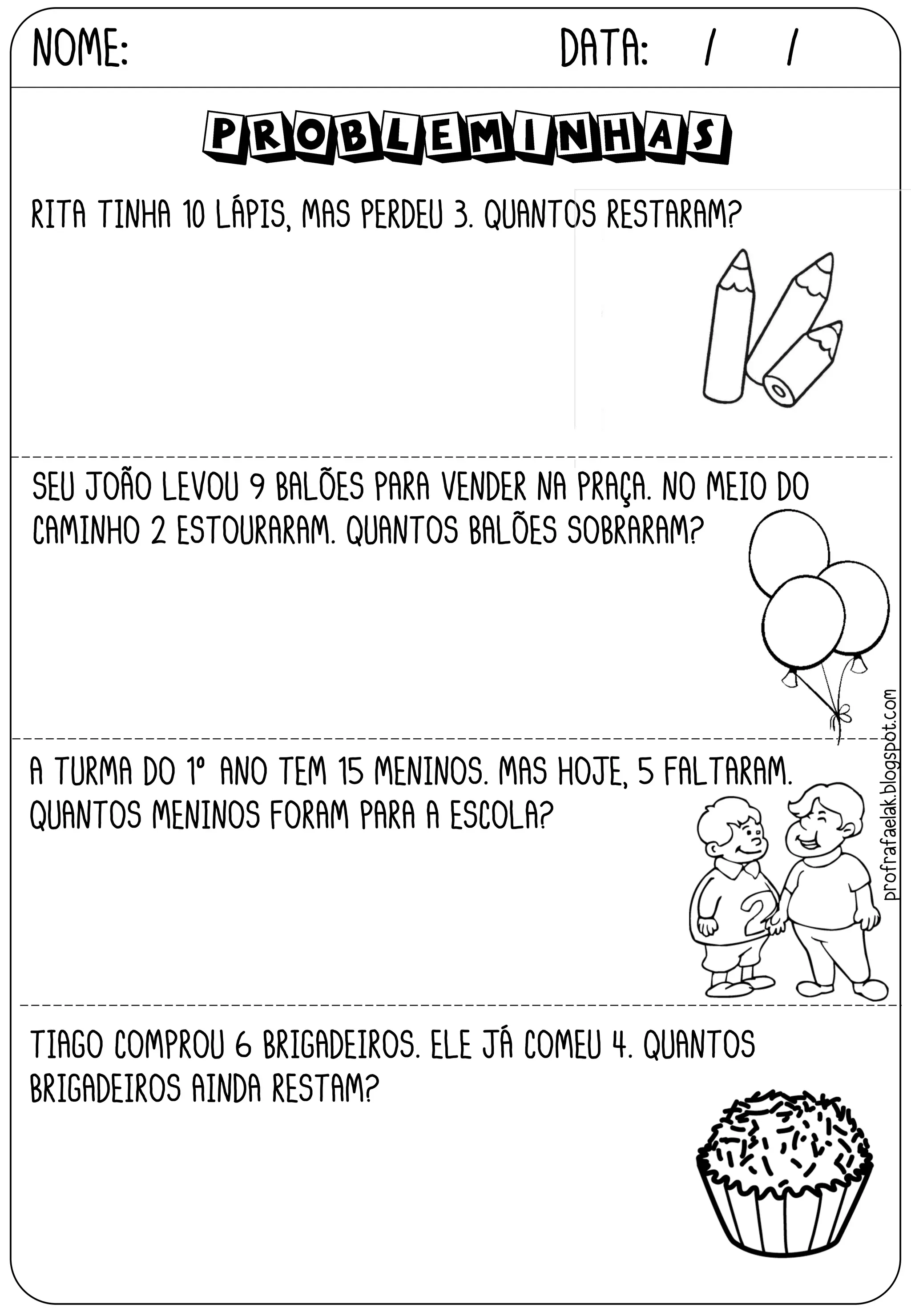 ATIVIDADES PARA IMIPRIMIR DE MATEMÁTICA 1 ANO.pdf