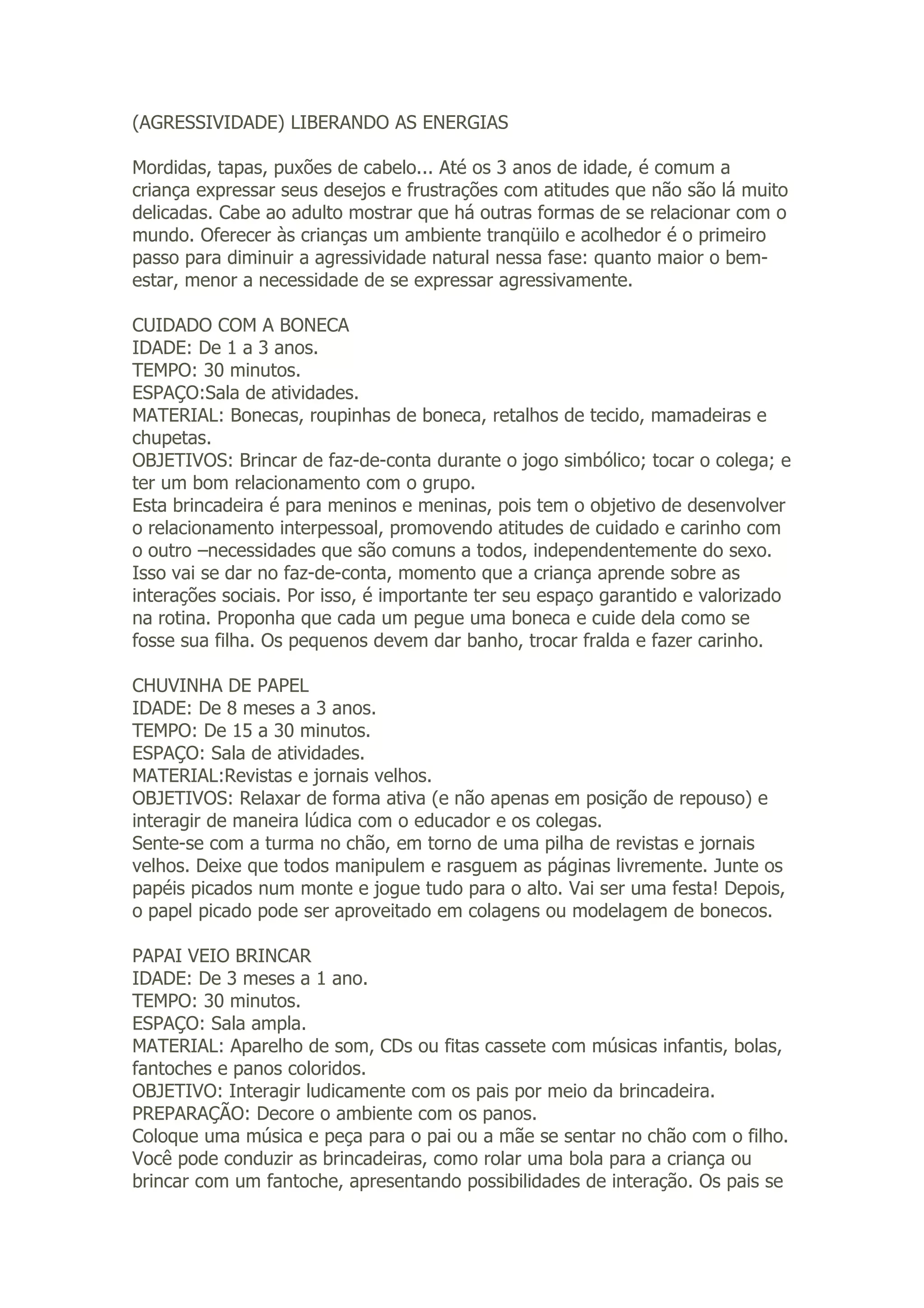 Atividades para mini maternal[1] | PDF