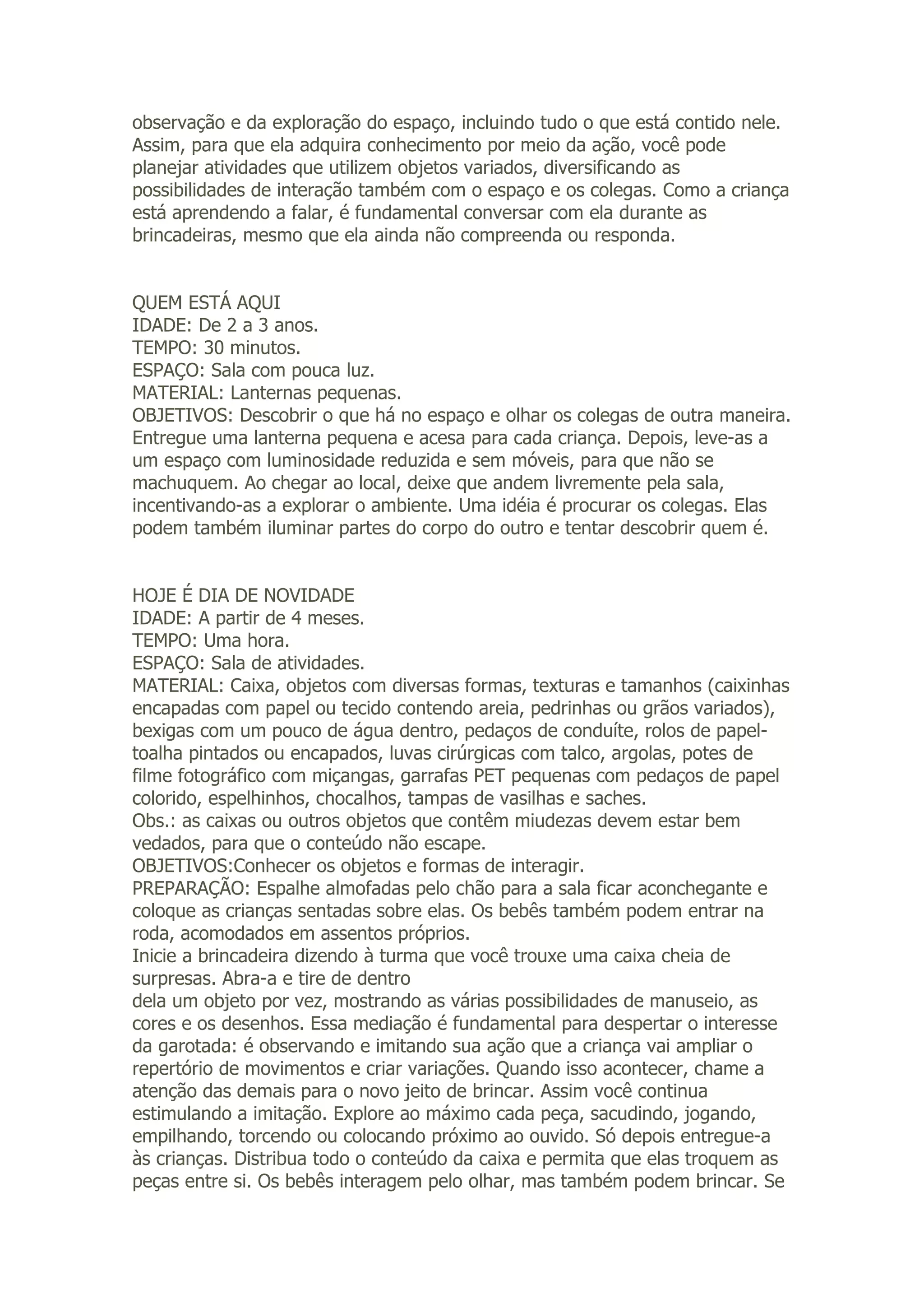 Atividades para mini maternal[1] | PDF