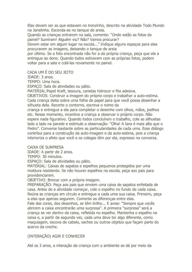 Atividades para mini maternal[1] | PDF