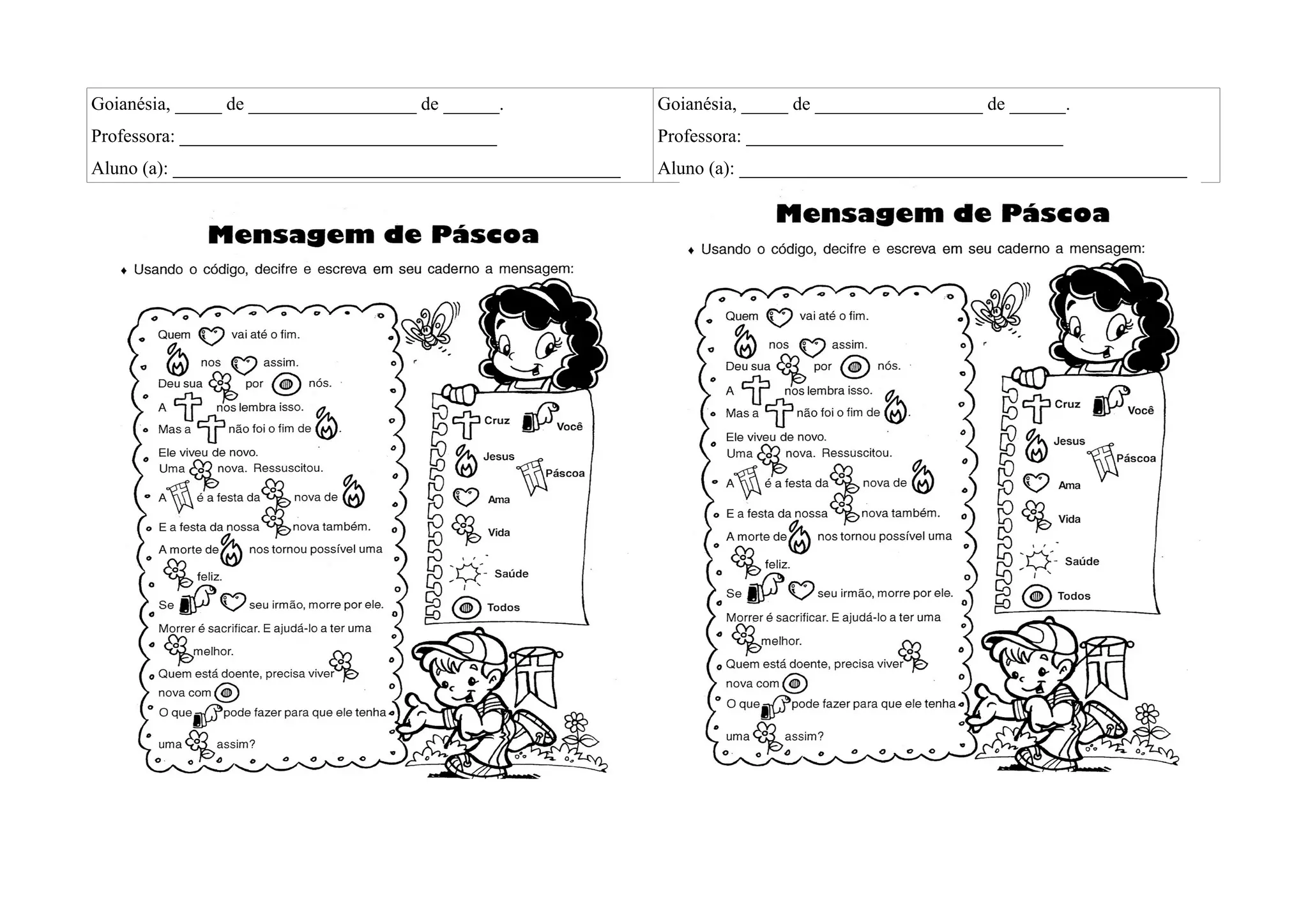 Atividades pascoa | PPT