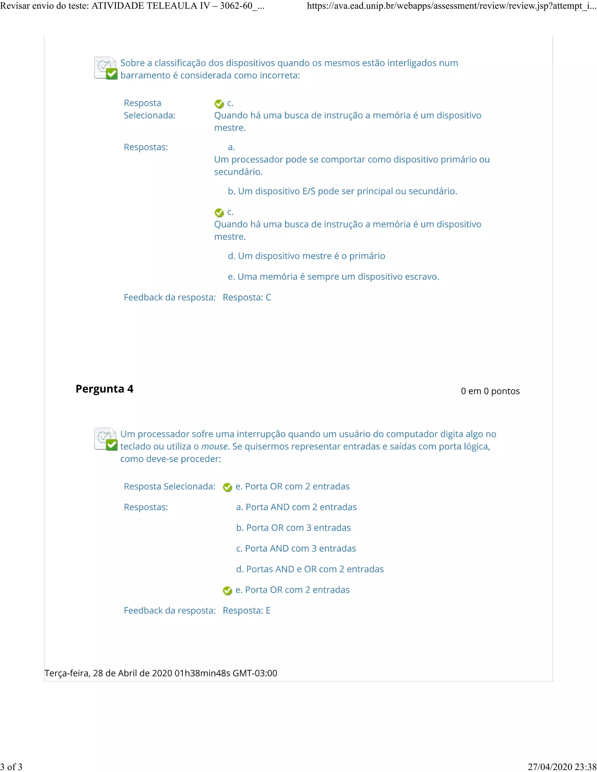 Atividade teleaula IV | PDF