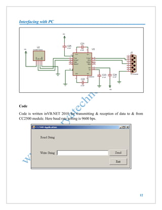 CC2500 Wireless Trans-receiver Module | PDF