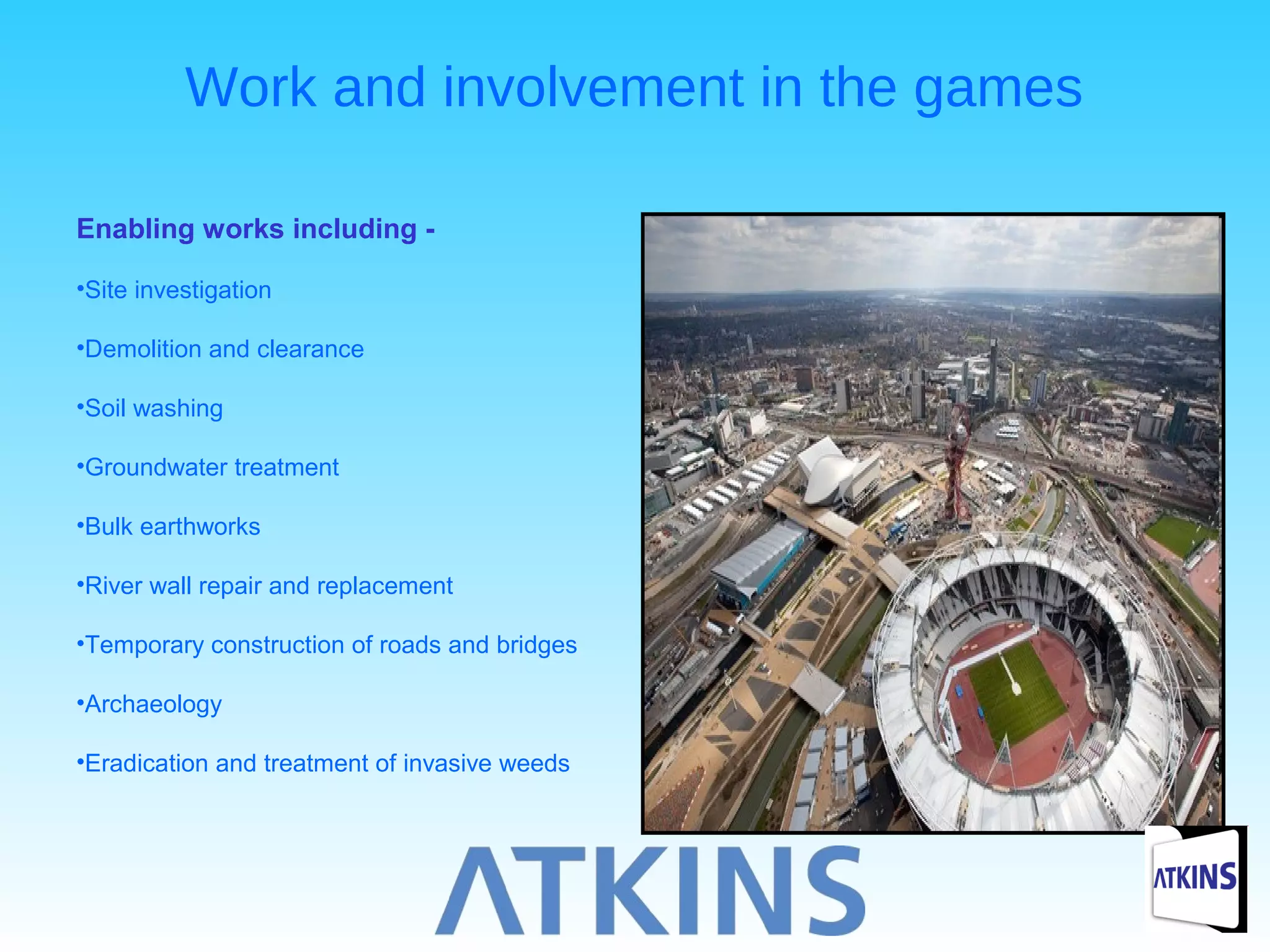 Atkins and london 2012 partnership final | PPT