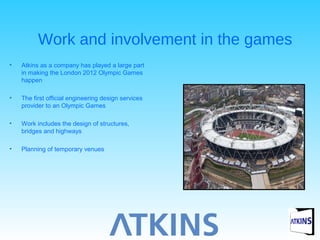 Atkins and london 2012 partnership final | PPT