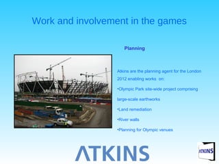 Atkins and london 2012 partnership final | PPT