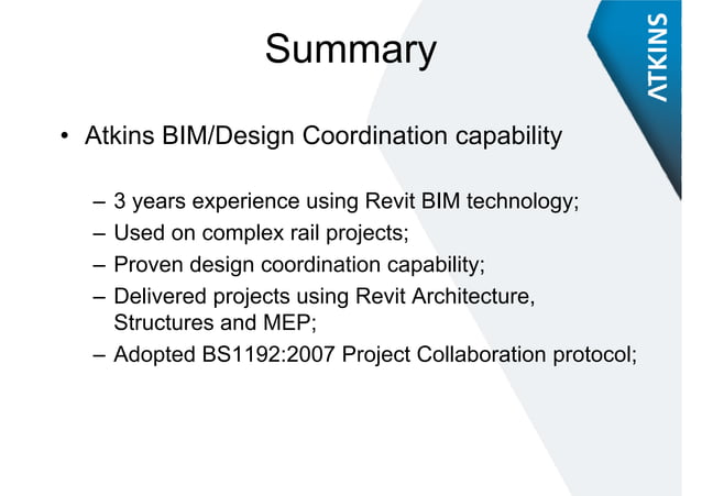 Atkins BIM Capability | PPT