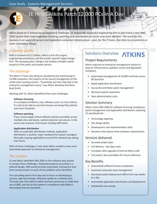 Atkins case study | PDF