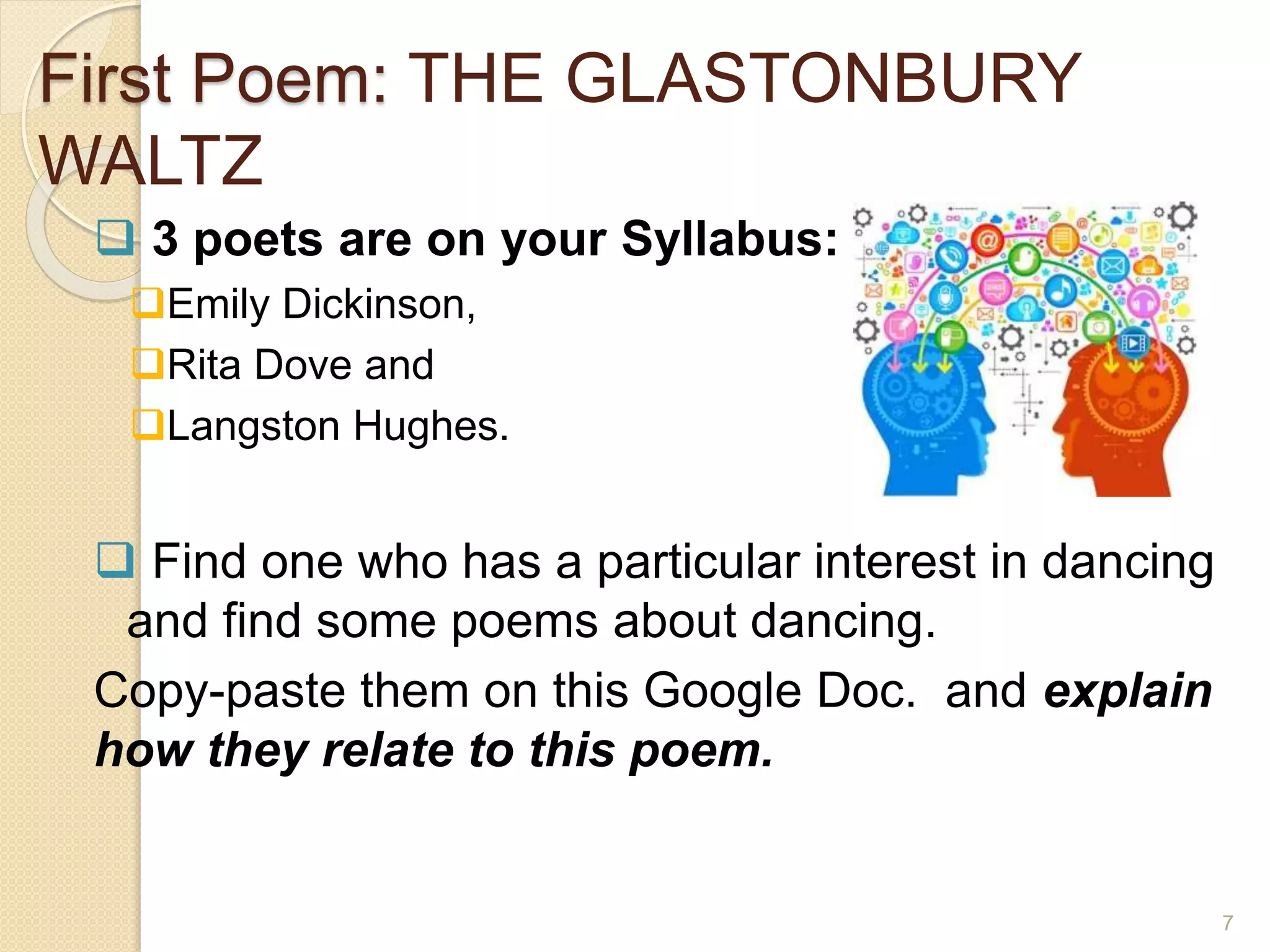 David Atkinson's selected poems. | PPTX